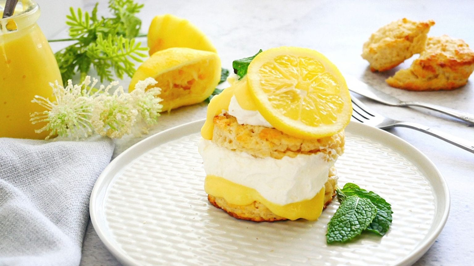 The Best Homemade Lemon and Cream Shortcake Recipe